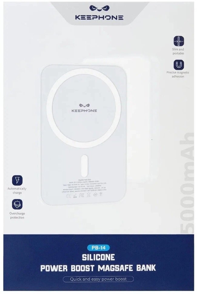 Power bank KEEPHONE magsafe 5000mAh 20W type-c to lighting pb-14 ...