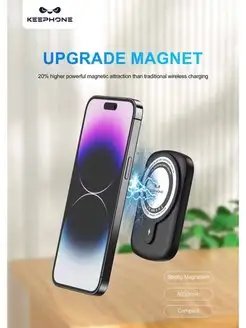 Power bank KEEPHONE 5000mAh LED 20w ultra slim wirelessly charge pb-16a ...