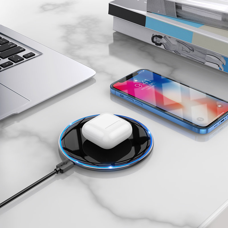 Беспроводная зарядка hoco CW6 Pro Easy 15W charging wireless fast ...
